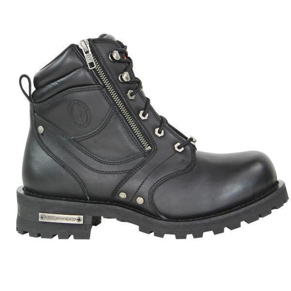 Vulcan | Shoes | Mens Motorcycle Genuine Leather Boots New | Poshmark